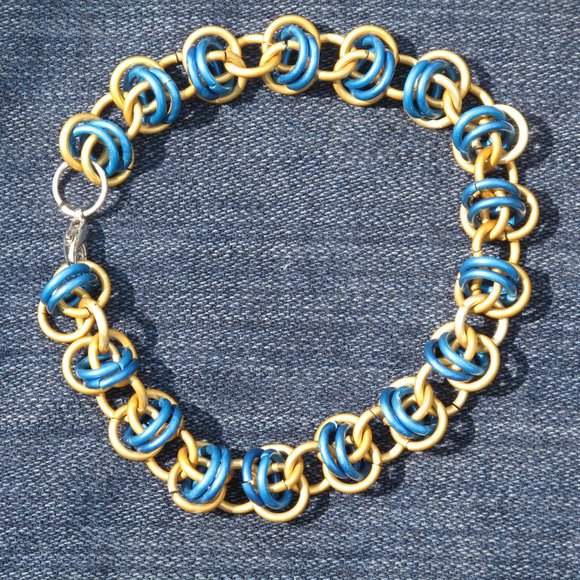 dlmc123 | Accessories | Chainmail Bracelet Barrel Weave | Poshmark